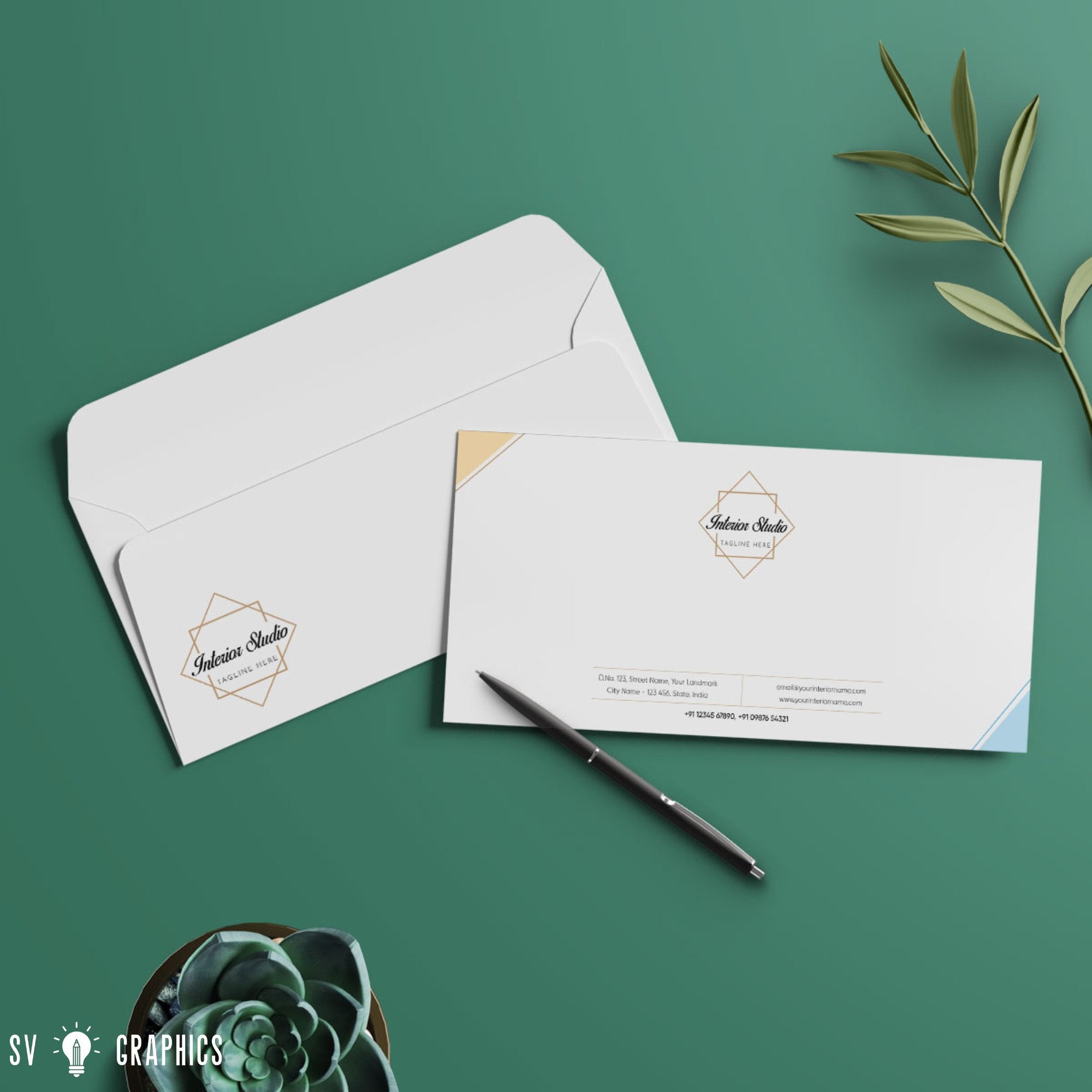 Custom Envelopes Printing Services | SV Graphics
