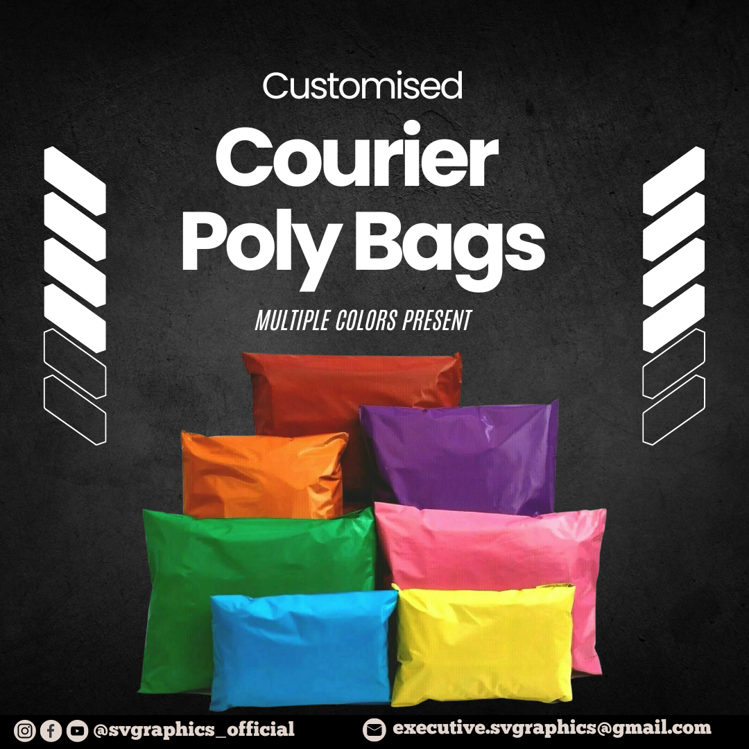 Customized Courier & Poly Mailer Bags with Logo | SV Graphics