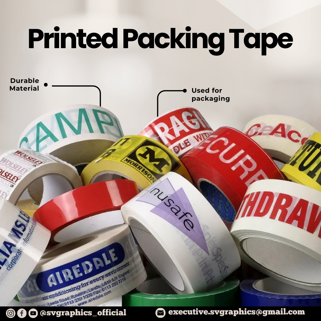 Order Customised Printed Packing Tape for Secure and Branded Packaging ...